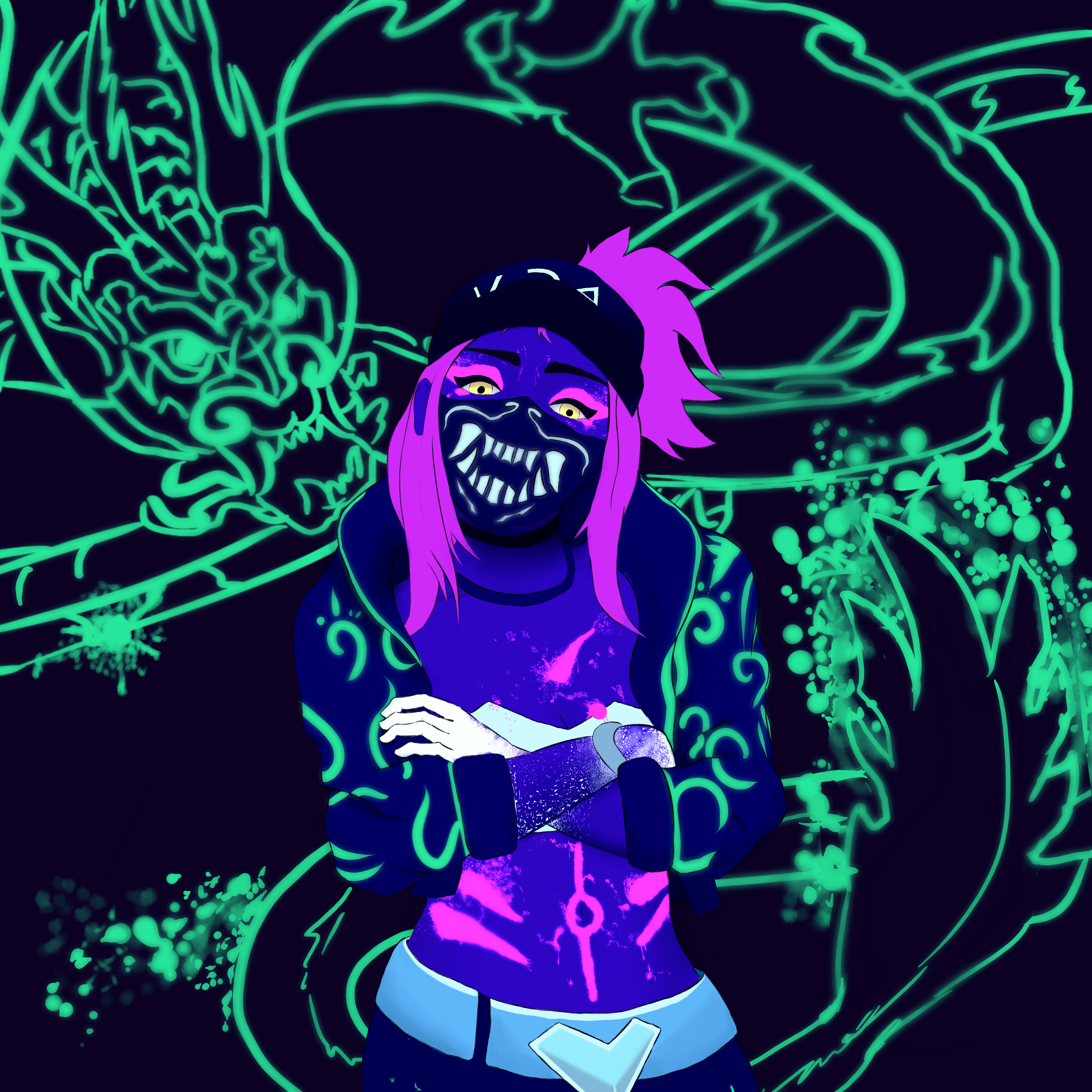 kda아칼리 팬아트 - OP.GG Talk