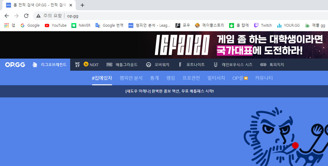 opgg 아이피 따는법 - OP.GG