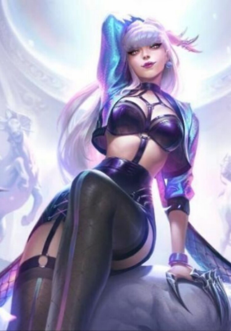 Kda 이블린 일러스트 머리조금 바꿔봄 - OP.GG