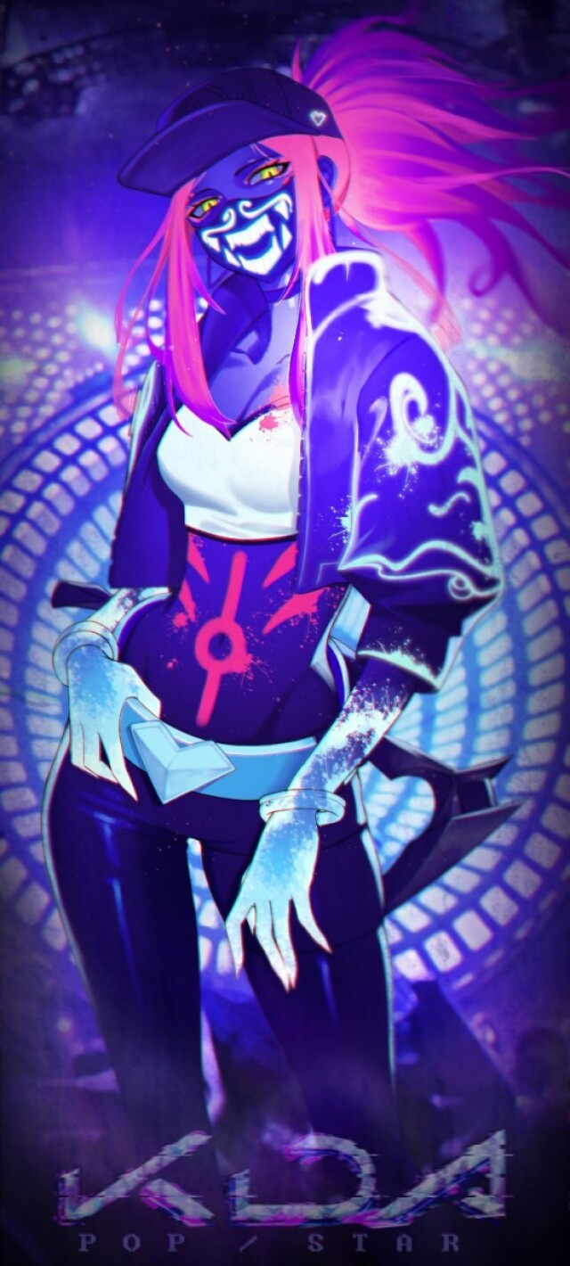 KDA 아칼리 그려봤어요 - OP.GG