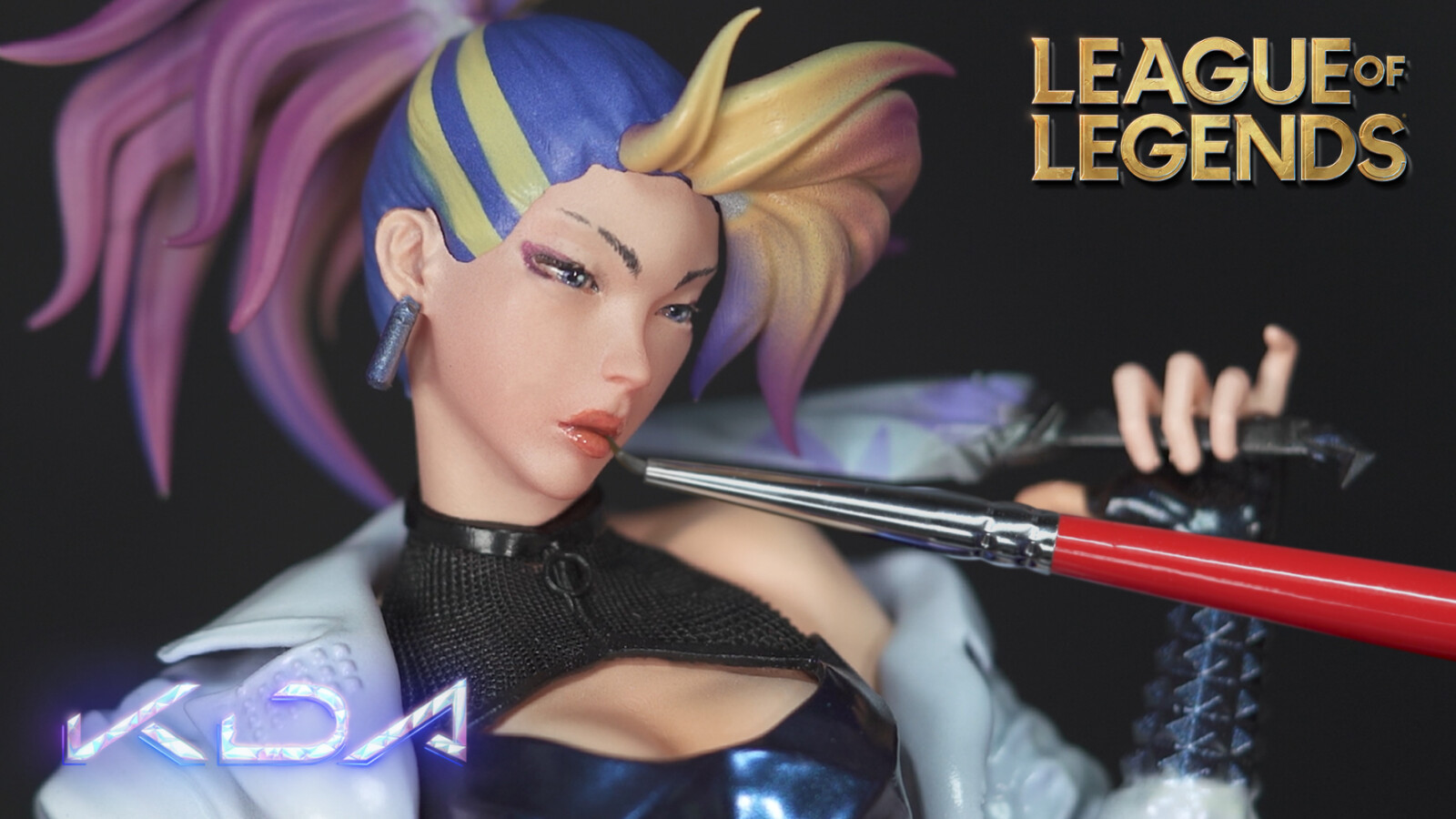 직접 만든 KDA MORE 아칼리 피규어 - OP.GG