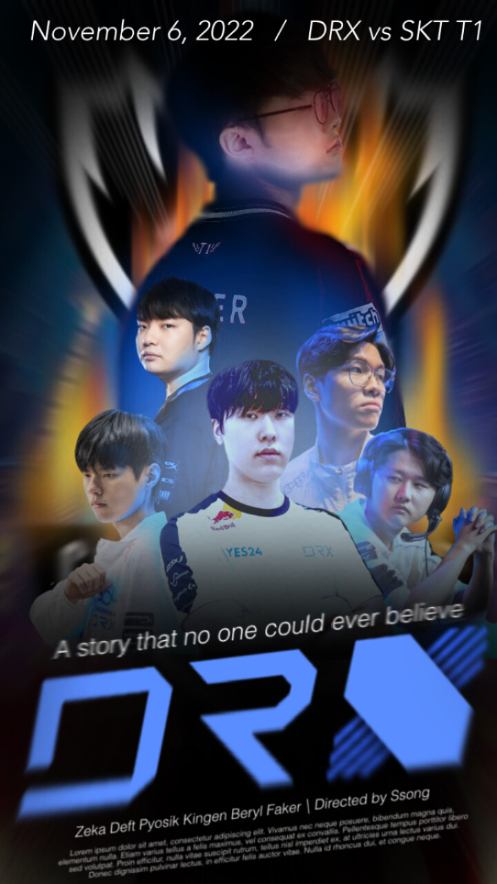 DRX 영화 포스터 떴다 - OP.GG