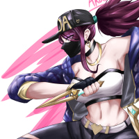 KDA 아칼리 그려본 거 - OP.GG