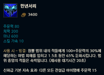 AP 미드 유저로써 부활 시급한 아이템 TOP 3 - OP.GG